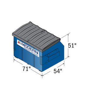 Front Load Dumpster Pickup Services Niagara Falls NY - 4 Cubic Yard ...